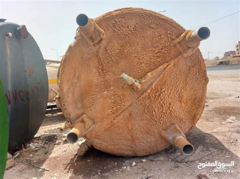 تنك ماء مستعمل حديد 5ملم سعه 20مترطبقة عزل فوممن الخارج تنك بحال الجديد