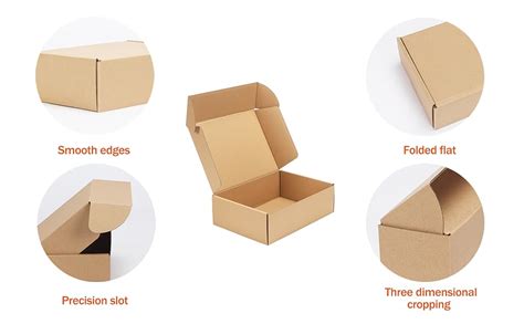 Pharege 9x6x3 Inch Shipping Boxes Bulk 25 Pack Brown Tab