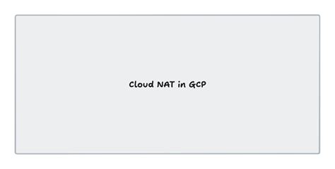 [gcp] Cloud Nat — Setup With Terraform