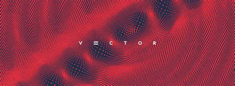 Background With Convex Forms Volumetric Composition With Optical Illusion 3d Dynamic Vector