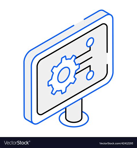 System Settings Royalty Free Vector Image VectorStock