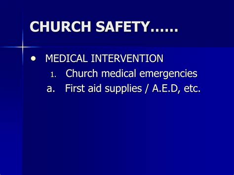 Ppt Church Safety Security Powerpoint Presentation Free Download