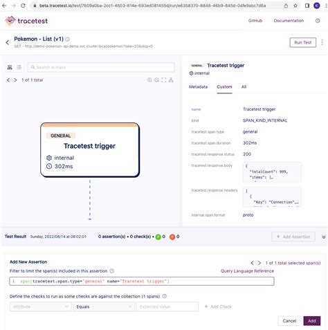 Update Unknown Span Type To General · Issue 1005 · Kubeshoptracetest