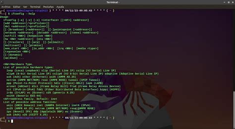 comandos de linux su utilización en la terminal primera parte