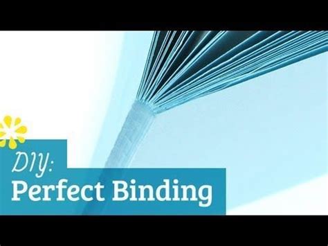 Bookbinding Tutorial How To Perfect Bind Bookbinding Tutorial Perfect Binding Tutorial Book
