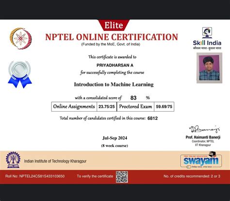 Priyadharsan A On Linkedin Learningneverstops Nptel Continuouslearning Skillsdevelopment