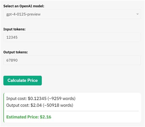 Openai Api Pricing Calculator Ai Discovery