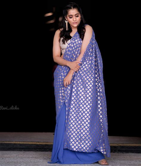 Tv Anchor Rashmi Gautam Hot Photoshoot In Saree Glamsundari In