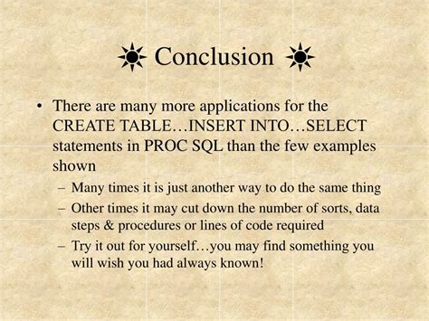 ppt multiple uses for a simple sql procedure powerpoint presentation