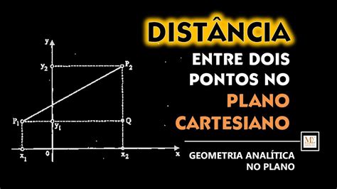 Como Calcular A Dist Ncia Entre Dois Pontos No Plano Cartesiano Youtube
