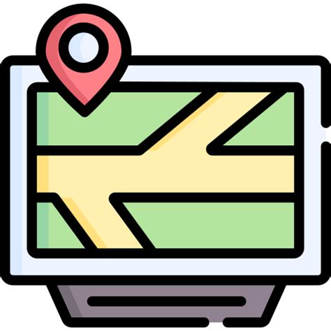 Gps Navigator Special Lineal Color Icon