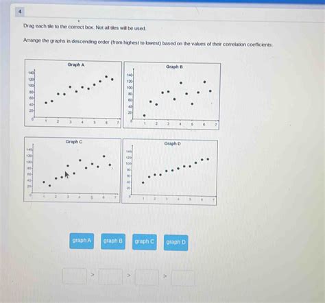 4 Drag Each Tile To The Correct Box Not All Tiles Will Be Used