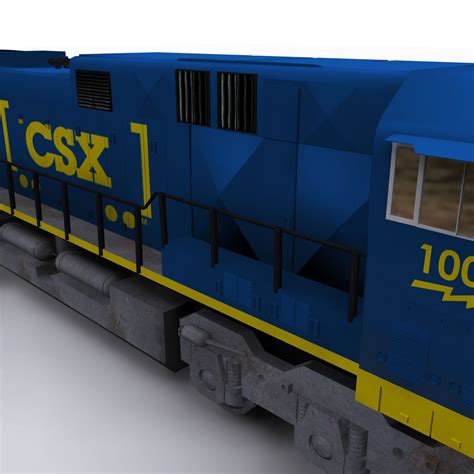 Ge 기관차 Csx 3d 모델 100 Max Fbx Obj Unknown Free3d