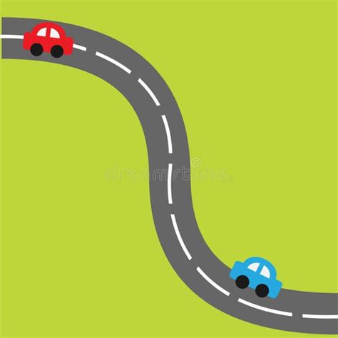 Cartoon Background Road Stock Illustrations 125106 Cartoon