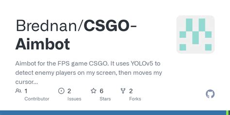 GitHub Brednan CSGO Aimbot Aimbot For The FPS Game CSGO It Uses YOLOv To Detect Enemy