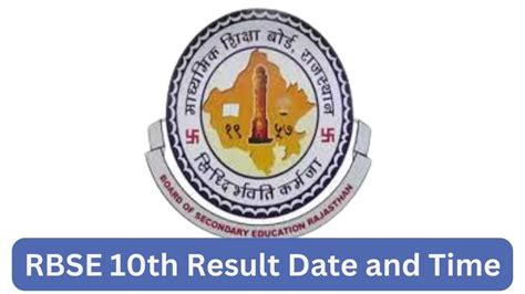 Rbse 10th Result 2023 Date And Time