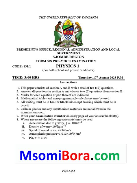 Physics 1 Questions N Answers 3 Pdf Diode Pn