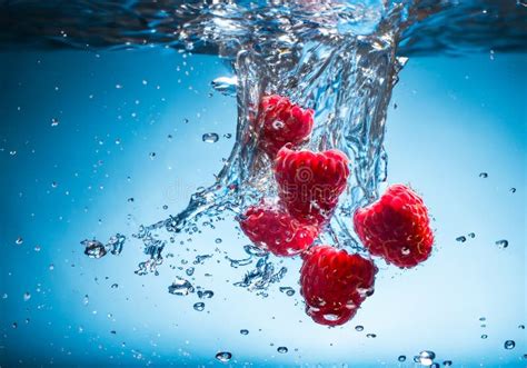 Raspberry Splash In Water Stock Illustration Illustration Of Motion 303705000