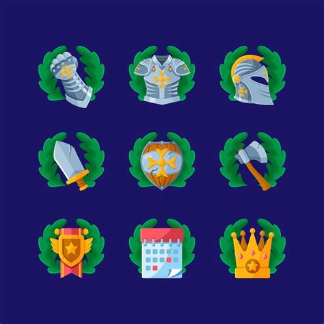 Free Vector Video Game Elements Set