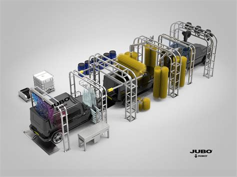 Wash Tunnelautomatic Car Wash Tunnel With Conveyor Eco Jubo