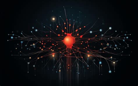 premium photo artificial intelligence and neural networks background