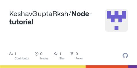 Github Keshavguptarkshnode Tutorial