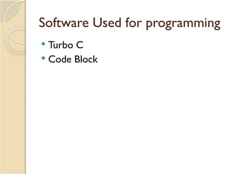 Basic Of C Programming Practicals Ppt