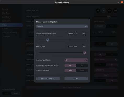 Steam VR Not Throttling Xplane FPS Resulting In Rubber Banding X Plane Linux X Plane