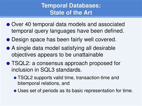 Cs240a Databases And Knowledge Bases A Taxonomy Of Temporal Dbs Ppt