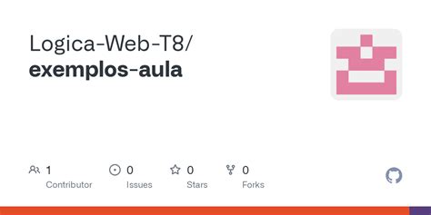 GitHub Logica Web T Exemplos Aula