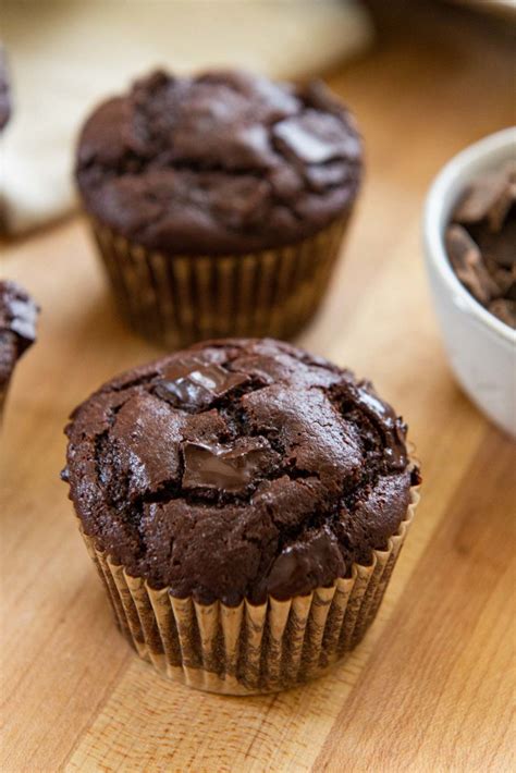 Chocolate Muffins Best Moist Scratch Recipe Fifteen Spatulas