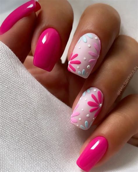 Pink Pastel Nail Ideas Acrylic Nail Ideas For Summer Summer Holiday