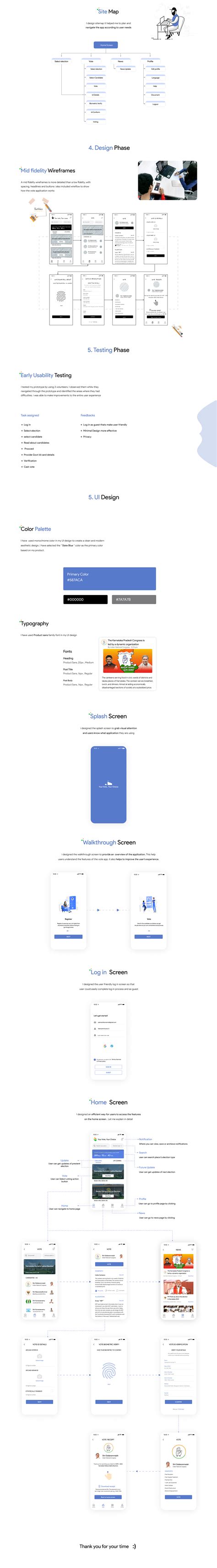 Voting App Behance