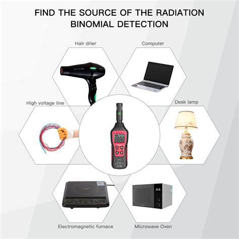 Emf Meter Radiation Detector 5hz—3500mhz Digital H Vicedeal