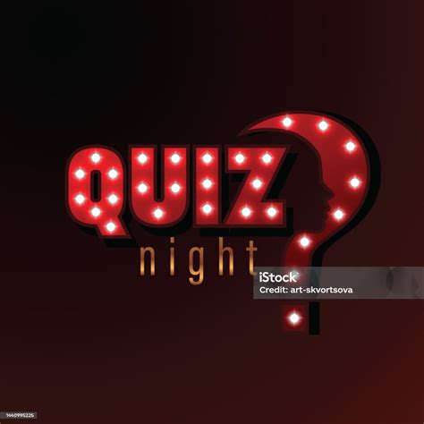 퀴즈 밤 배경 벡터 그림입니다 질문과 퀴즈 밤 포스터 현대 술집 팀 게임 질문 게임 퀴즈 야간 발표 포스터 디자인 웹 배너 배경 벡터 일러스트레이션 뇌에 대한 스톡 벡터