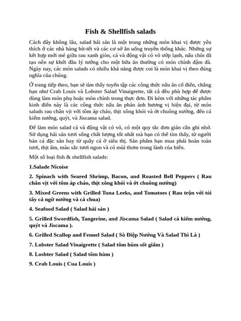 Fishandshellfish Pdf