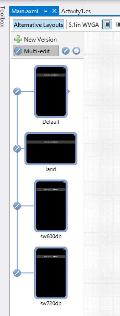 Multi View Edit With The Xamarin Android Designer Xamarin Blog