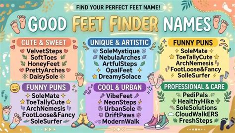 888 Good Feet Finder Names 2026 Cute Good Unique Ideas