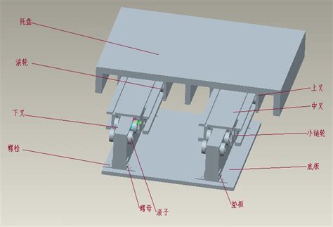 堆垛机伸缩货叉设计【含cad图纸】 Autocad 2000 模型图纸下载 懒石网