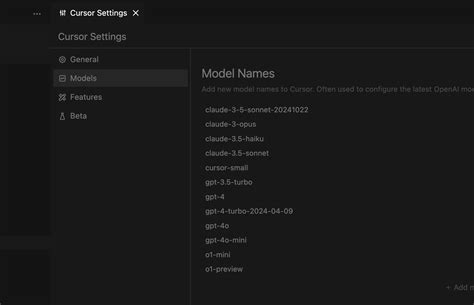 Where Is The Model Tab Please Discussions Cursor Community Forum