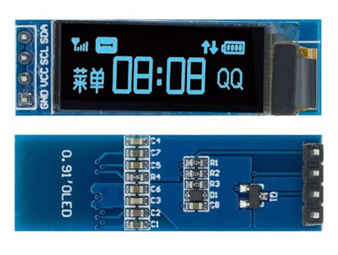 Inch X Blue Iic I C Oled Lcd Display Module V V Arduino Kunkune
