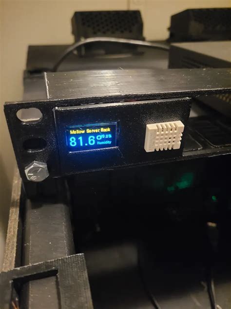 ESP Rack OLED DHT By Dominate Life Download Free STL Model Printables Com