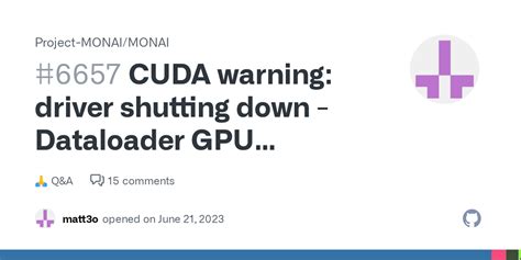 cuda warning driver shutting down dataloader gpu memory data to trainer transfer · project