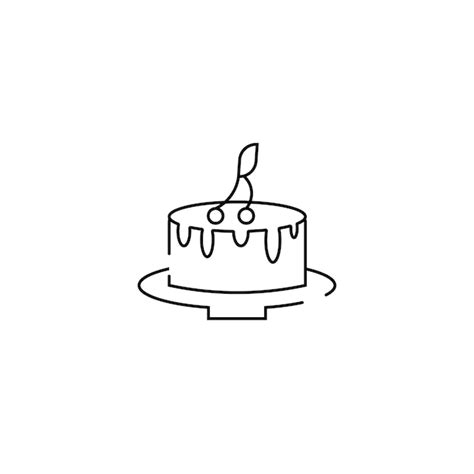 Torta Vector Vector Premium