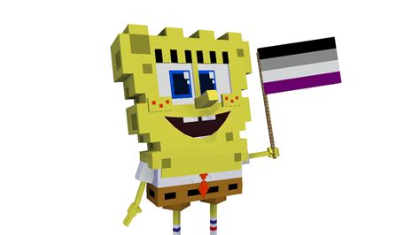 Spongebob And His Asexual Flag By Spongebobsonicguy On Deviantart