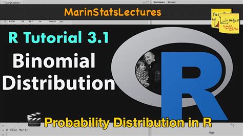Binomial Distribution In R R Tutorial 31 Marinstatslectures Youtube
