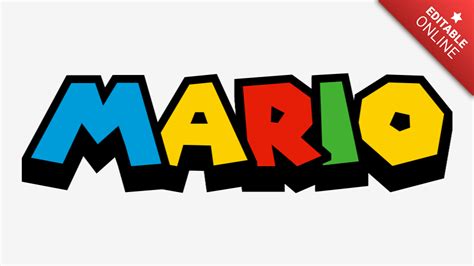 Mario Super Text Effect Generator
