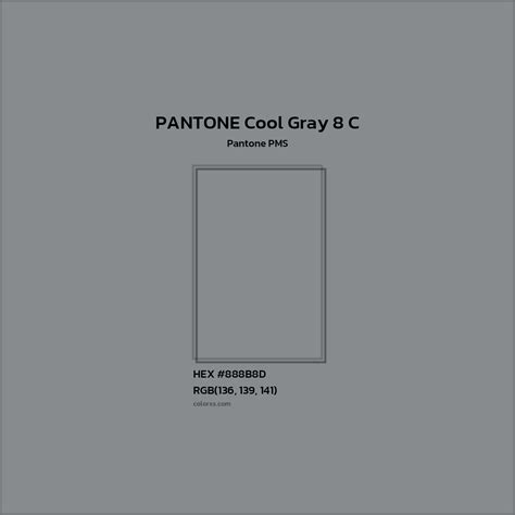 About Pantone Cool Gray 8 C Color Color Codes Similar Colors And