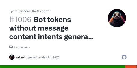 Bot Tokens Without Message Content Intents Generate Empty Messages
