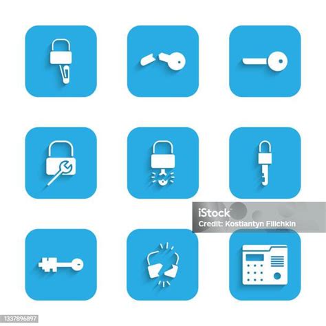 Set Key Broke Inside Of Padlock Broken Or Cracked House Intercom System Locked Key Old Repair